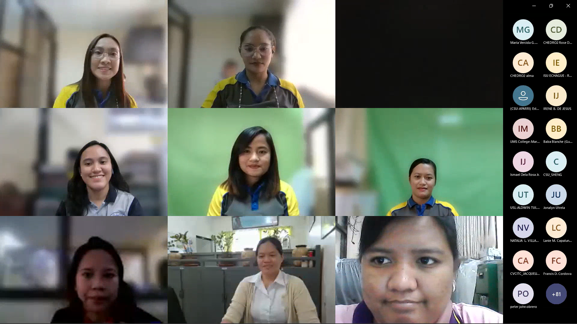 Virtual Meeting with HEI Focal Persons and Finance Officers on the TES ...